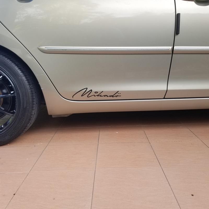 Sticker Mikado Vios _Sepasang Kiri Dan Kanan - TikTok Shop Malaysia