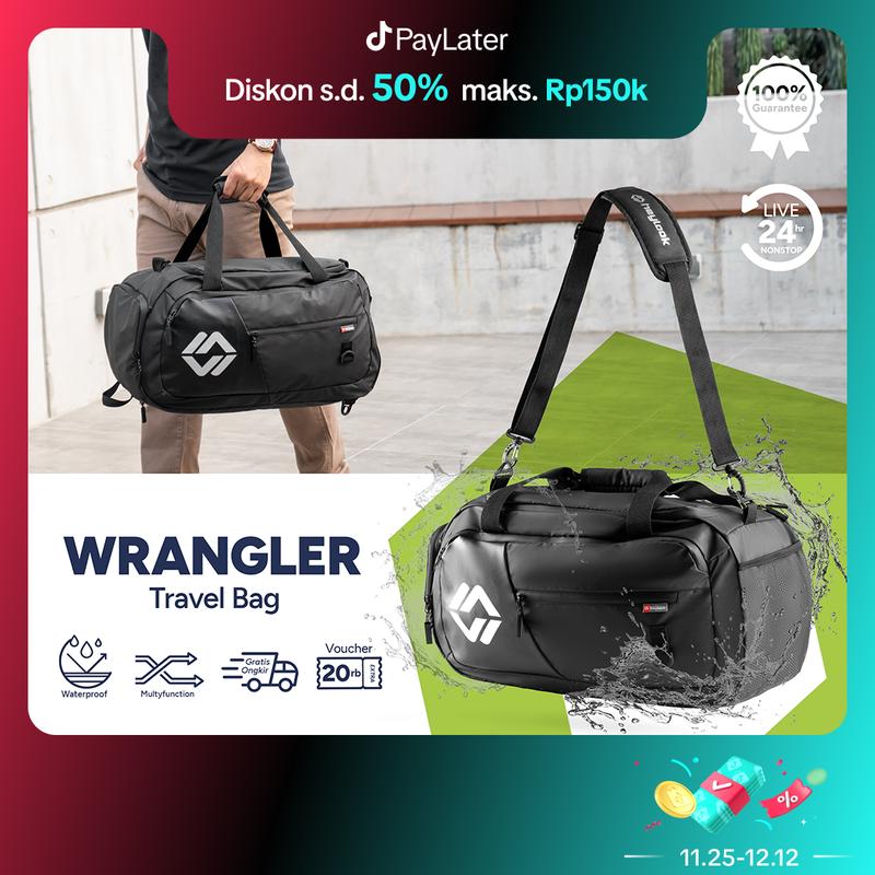 HEYLOOK - Travelbag Pria Multyfungsi 3 in 1 WRANGLER Tas Gym - Shop ...