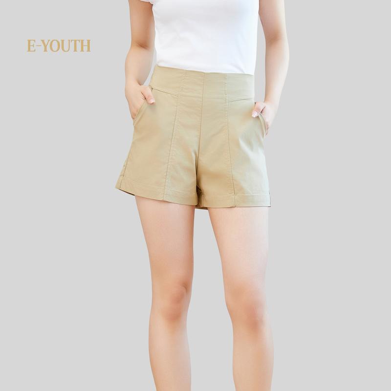 Eyouth 20178 Women's Casual Shorts, Loose High Waist, Wide Leg - TikTok Shop Singapore