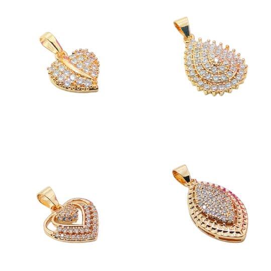 Perhiasan Wanita Liontin 4 Pilihan Motif Cantik Terbaru 2025 - Shop ...