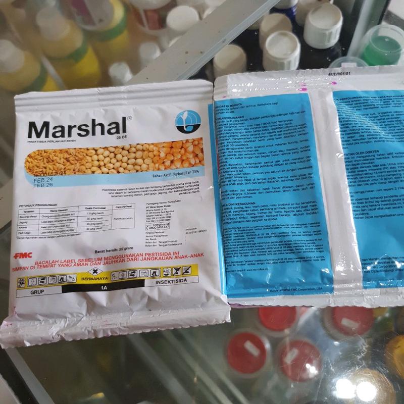Marshal 25 DS _ Insektisida perlakuan benih - Shop | Tokopedia
