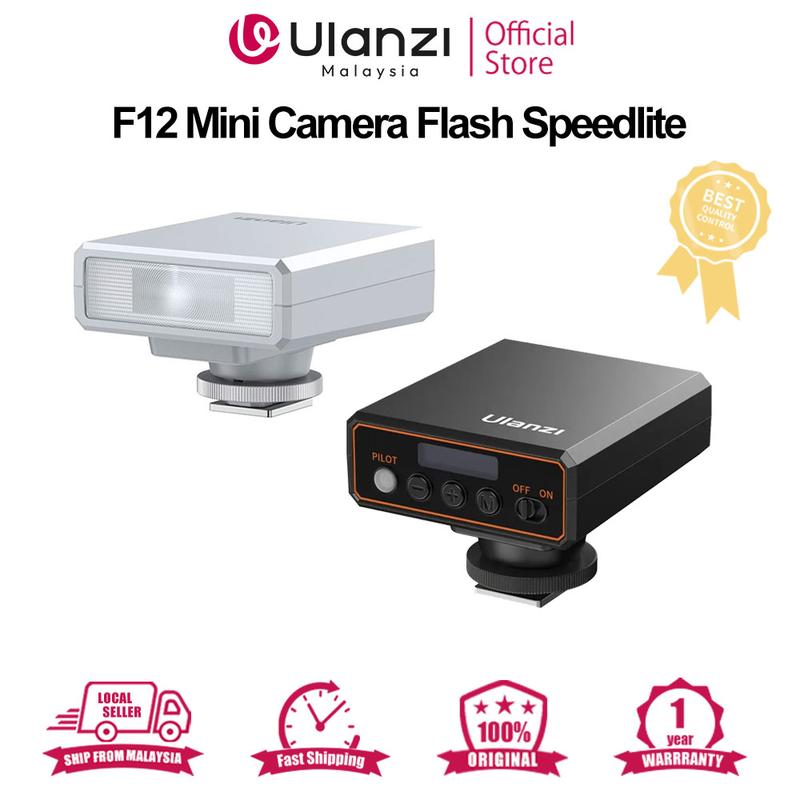 Ulanzi F12 Mini Camera Flash Speedlite GN12 LCD Standard Hot - TikTok ...