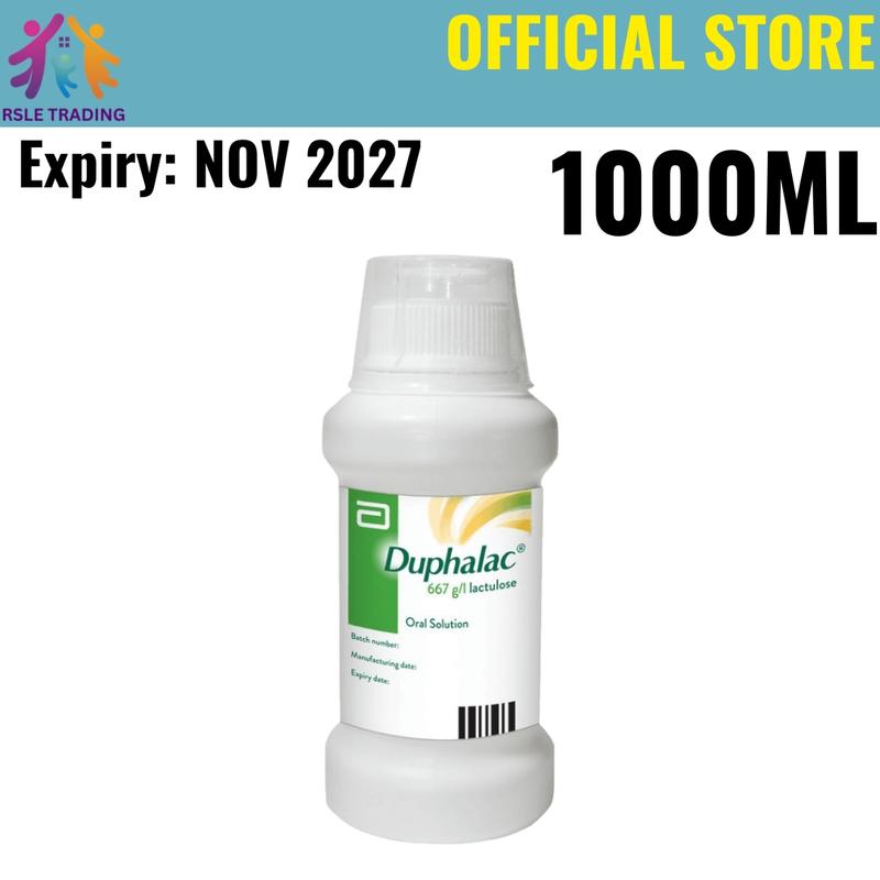 Duphalac Syrup 1000ml Lactulose Syrup Constipation Relief Lactus ...