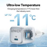 Promo Adaptor Wall Charger Anker GaN Ice-cooled bundle Kabel USB Type C ...