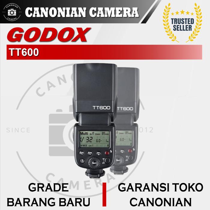 Jual Flash Godox TT600 For Nikon / Canon / Pentax / Olympus / Panasonic ...