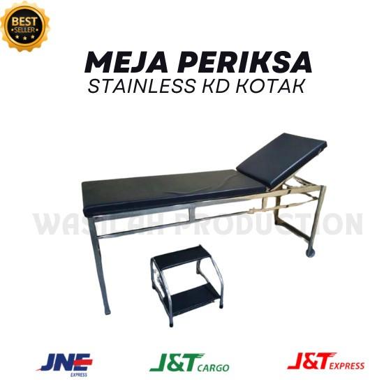 BED PERIKSA PASIEN STAINLESS || MEJA PERIKSA || TEMPAT TIDU - Shop ...