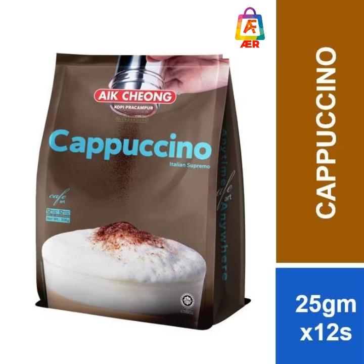 Aik Cheong 3 In 1 Cappuccino with Choco Granule 25g x 12s Coffee ...