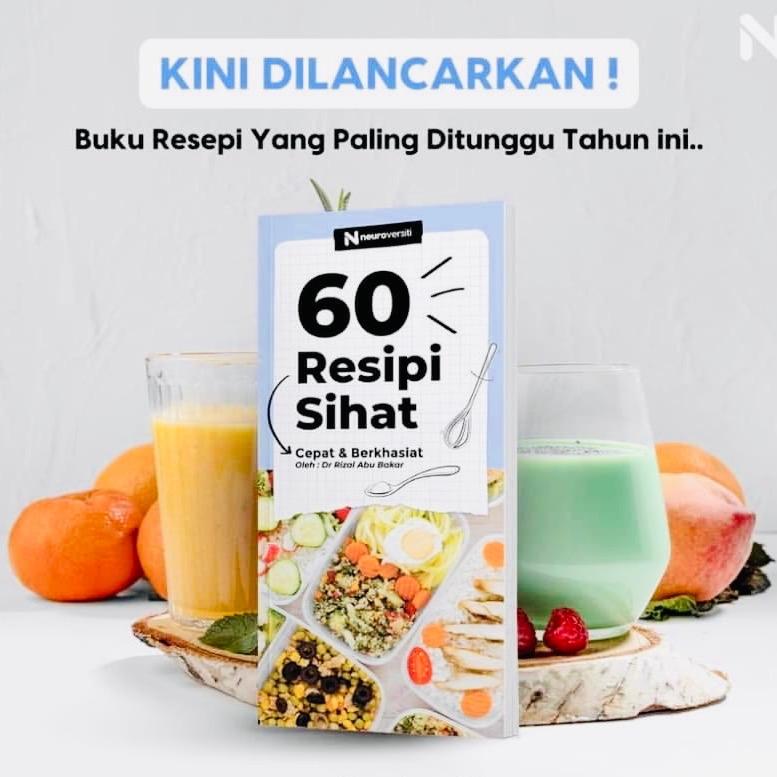 PROMOSI !! BUKU 60 RESEPI SIHAT healthy recipes book - TikTok Shop Malaysia