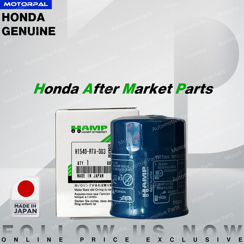 [HAMP JAPAN] GENUINE ORIGINAL HONDA OIL FILTER CITY CIVIC ACCORD ...