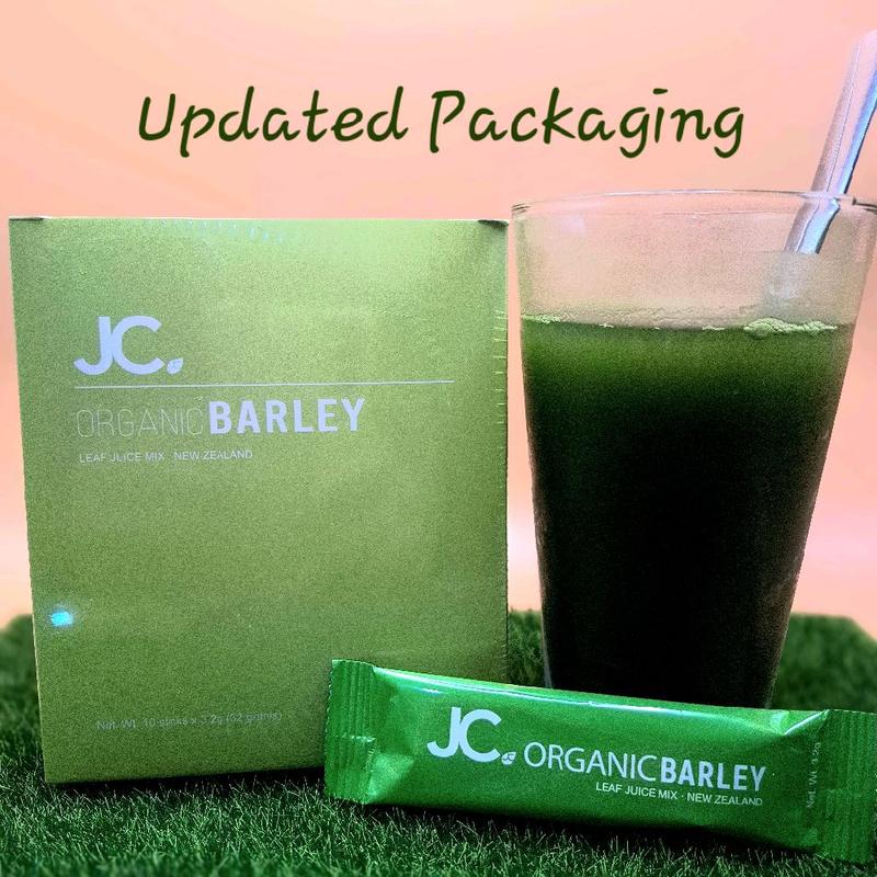JC Organic Barley Juice Drink with STEVIA (10 sachets per pack ...
