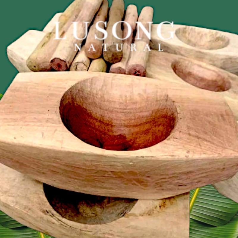 Authentic Bayuhan Wooden Lusong for Nilupak na Saging - TikTok Shop ...