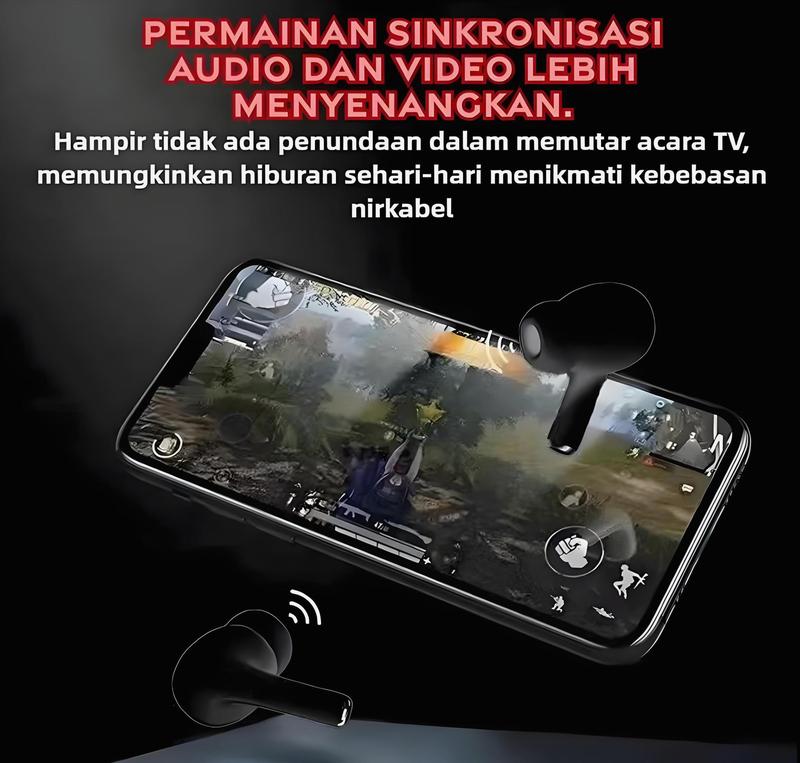 JBL PHANTOM T8 Earphone Bluetooth Nirkabel True Wireless, Anti Air ...