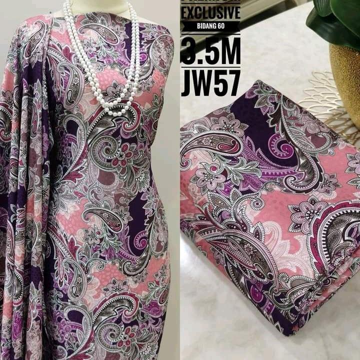 KAIN PASANG CORAK ABSTRACT, SB LINE Sulam, DOBBY DIGITAL SILK, - TikTok ...