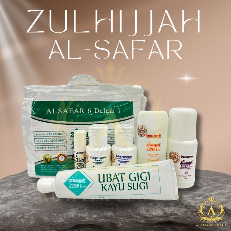 ZULHIJJAH SET ALSAFAR 6 in 1 SAH IHRAM for Haji dan Umrah- Pelembap ...