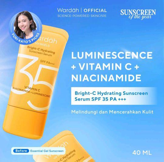 Wardah UV Shield Airy Smooth SPF 50PA+++ 25ml Perawatan perlindungan ...