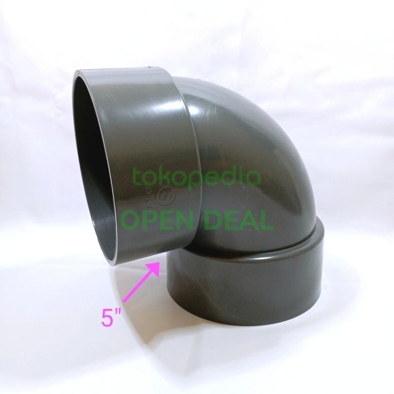 Knie PVC 5 inch / Knee 5 in D / Elbow 5 inch Type D - Shop | Tokopedia