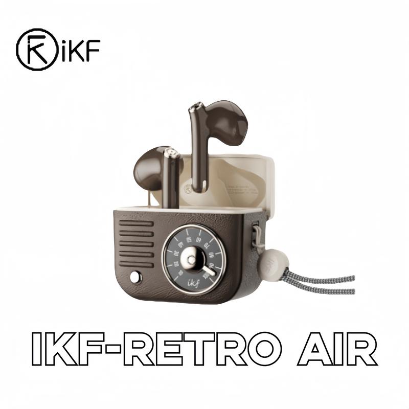 Ikf Retro Air Bluetooth Wireless Fashion Earbuds Noise Cancellation ...