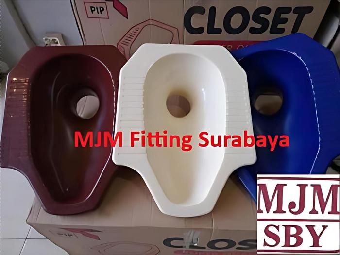 Jual Closet Jongkok PVC PIP - Biru Muda - Kota Surabaya - MJM Fitting ...