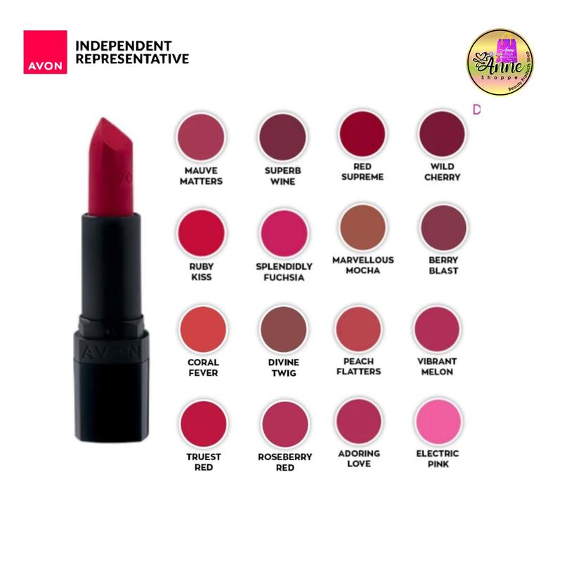 AVON Ultra Matte Lipstick High-pigment Hydrating - TikTok Shop Philippines