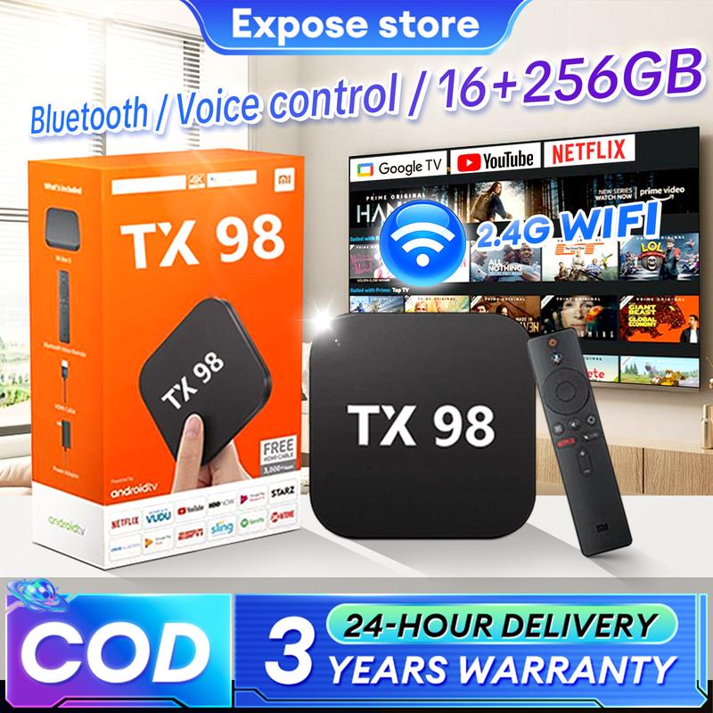 Bluetooth TV Box TX98 Android Bluetooth Voice TV Box 4K with - TikTok ...