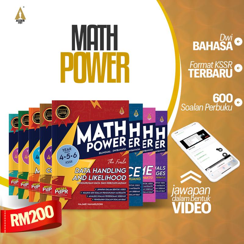 Aster Edu Buku Latihan Matematik Darjah 4,5&6 - Math Power 2024 ...