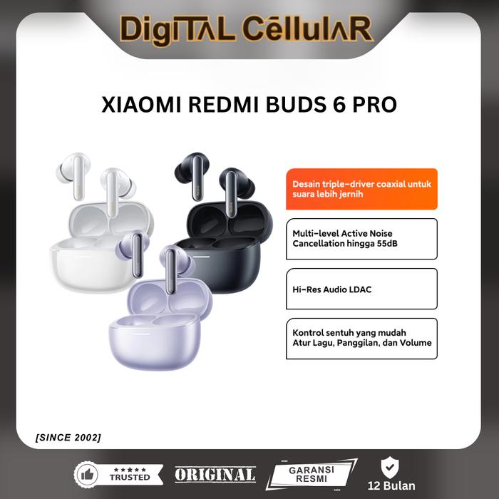 Promo (SPECIAL CREATOR) XIAOMI REDMI BUDS 6 | BUDS 6 PRO GARANSI RESMI ...