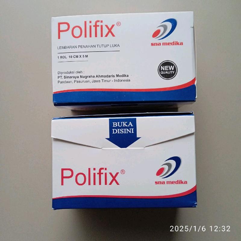 Polifix 10 cm x 5 m lembaran penahan tutup luka - Shop | Tokopedia