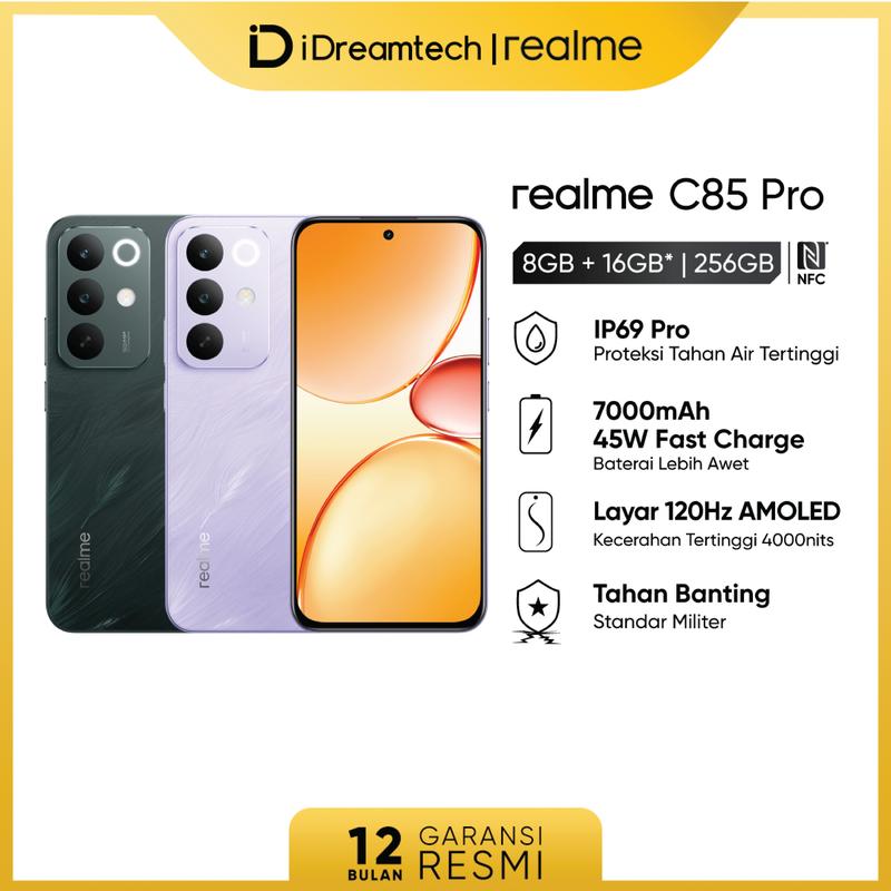 realme C85 Pro 8GB+256GB NFC | 7000mAh Battery | 7.79mm Slim Design ...
