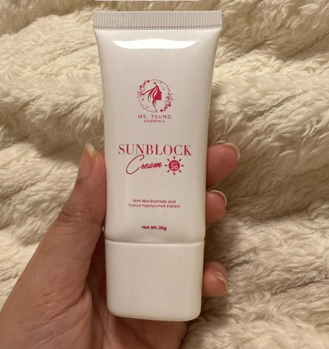 LUMINOUS SUNBLOCK CREAM (30g) Sunscreen - MS. TSUNG ESSENTIALS - TikTok ...