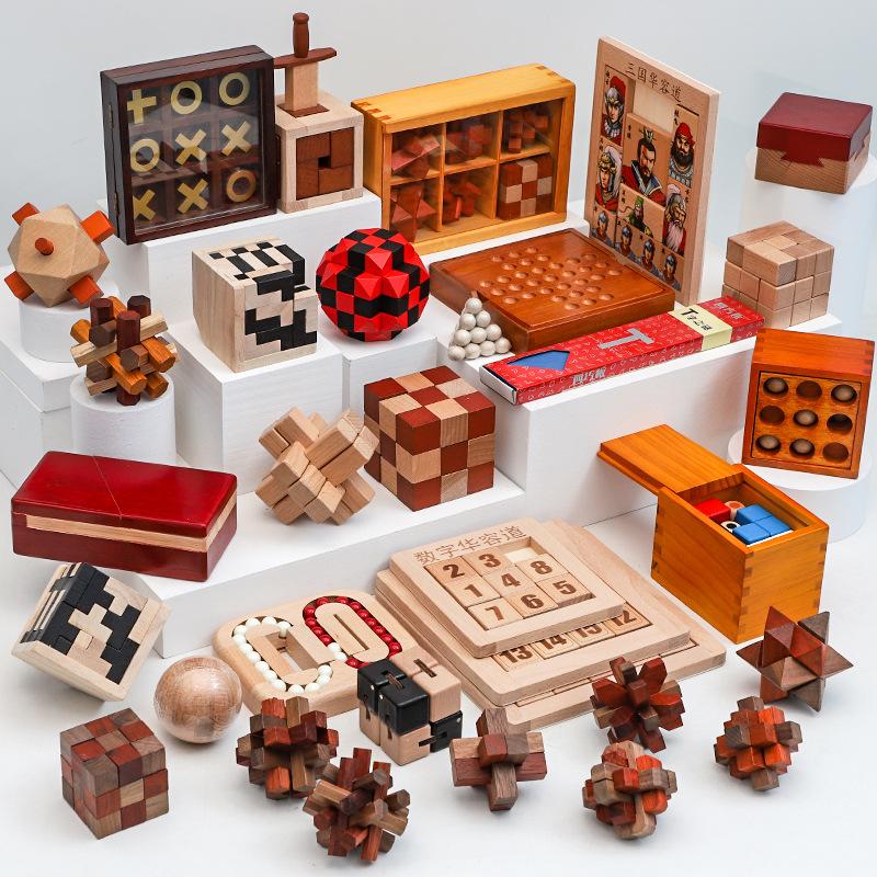 Puzzle Box Wooden Secret Puzzle Box with Concealed Compartment - TikTok ...