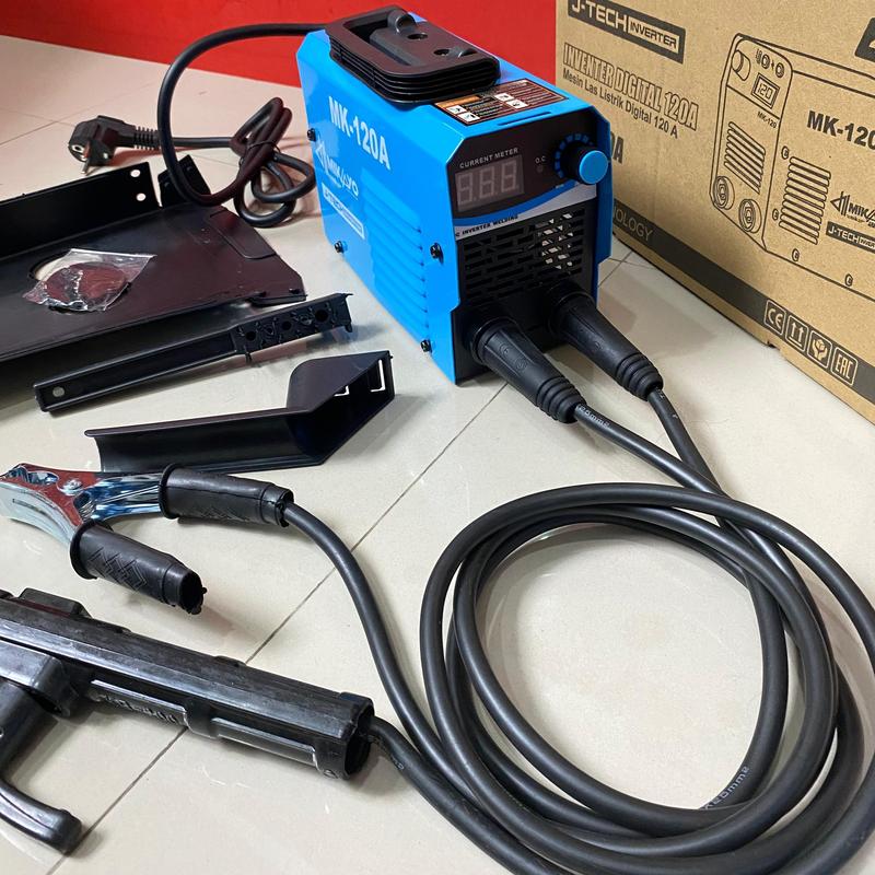 Tech Inverter Trafo Las 450 Watt 120 Ampere Inverter Digital LED Mesin ...