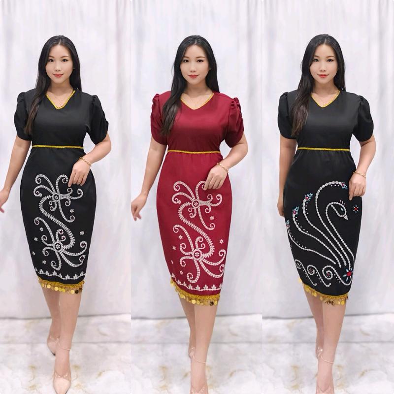 DRESS TATING BURIEK printed ready stock. - TikTok Shop Malaysia