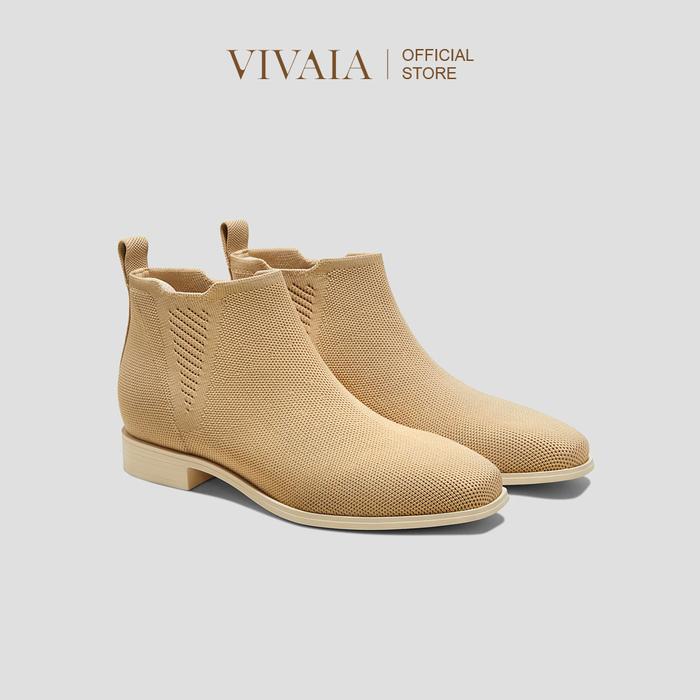 Jual VIVAIA Sepatu Wanita Square-Toe Slip-On Chelsea Boots (Ryan Slip ...