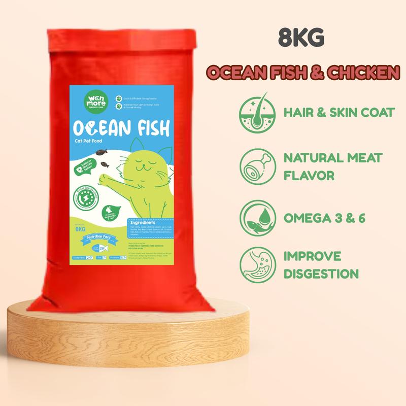 WAN MORE Makanan Kucing 8kg Cat Food DEWASA DAN KITTEN Makanan - TikTok ...