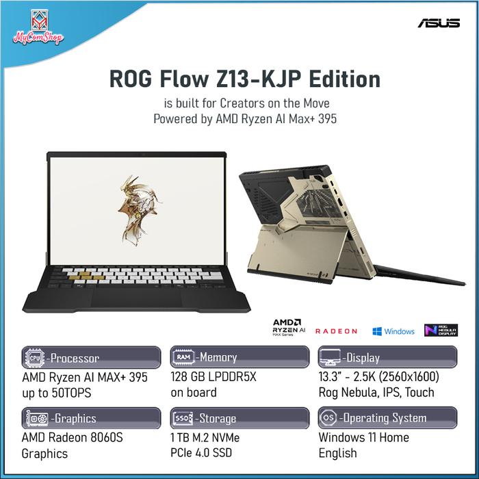 Jual ASUS FLOW Z13-KJP EDITION 128GB RAM 1TB SSD AMD RADEON 8060S 13 ...