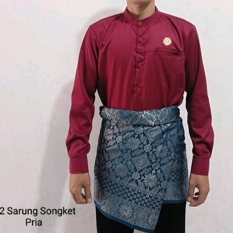 sarung songket samping melayu ½ badan/ rumpak songket - Shop | Tokopedia