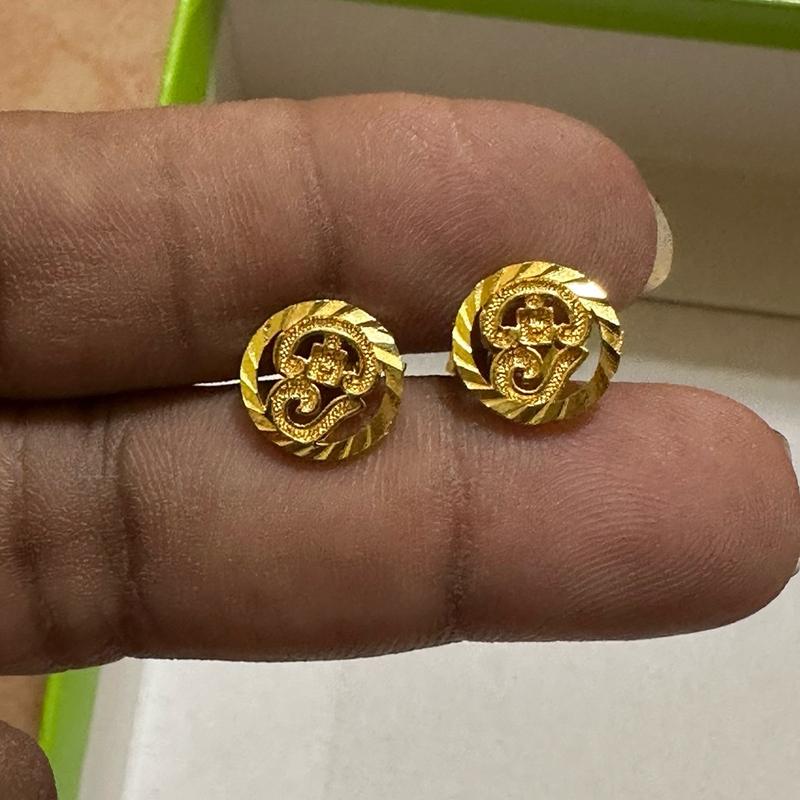 Omm Design Earring 24k Gold Plated ( BE 02 ) - TikTok Shop Malaysia