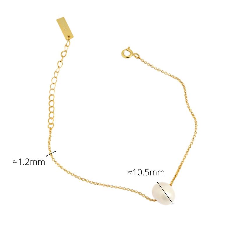 Top Cash Jewellery 925 Silver Pearl Bracelet - TikTok Shop Singapore