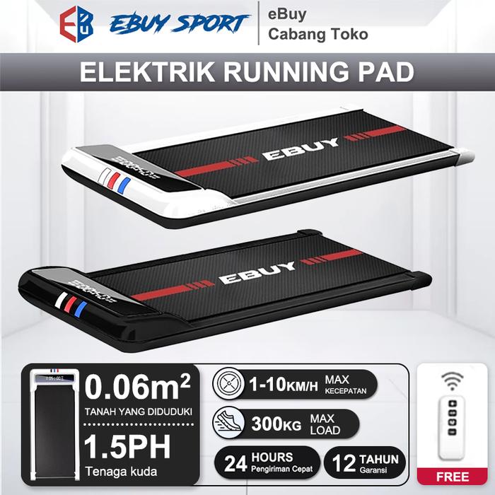 Promo TREADMILL ELEKTRIK LIPAT EBUY - Running Machine Portable ...