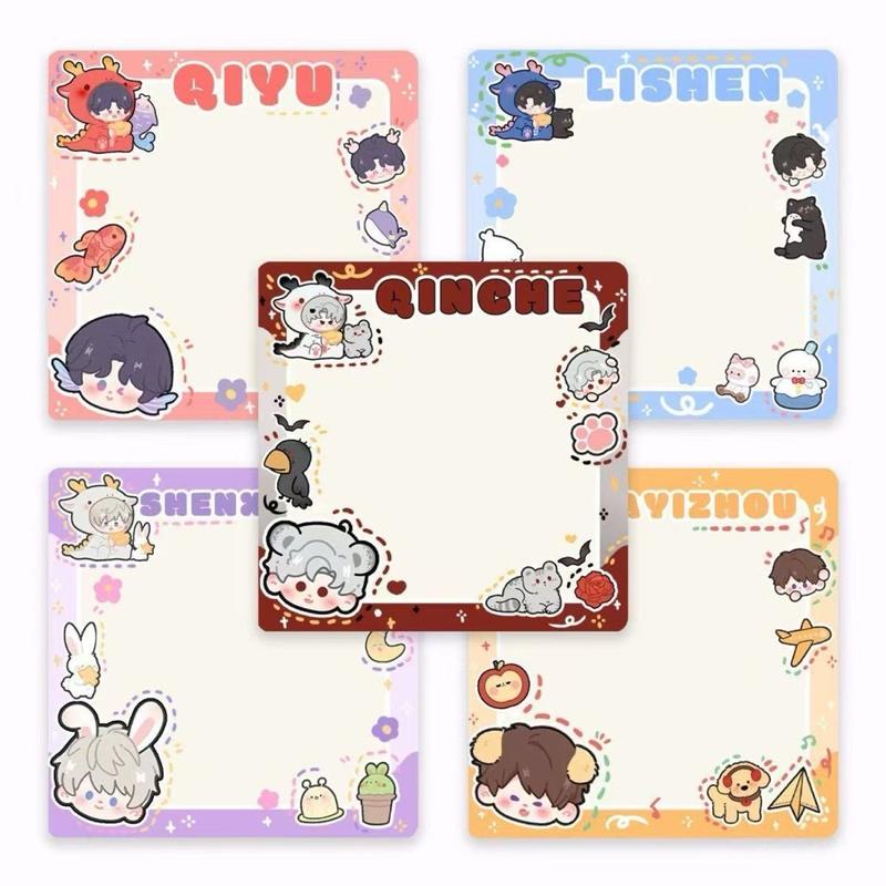 COD (50 Lembar)Memopad Note Kertas Tulis Warna Cute Comel Love And Deep ...