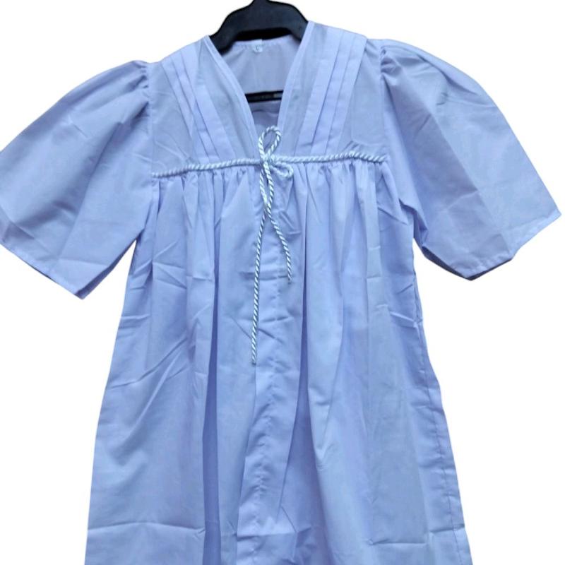 WHITE TOGA GOWN FOR GRADUATION KINDER/ELEM/HIGH SCHOOL - TikTok Shop ...