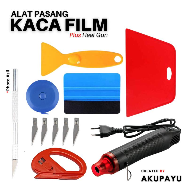 Alat Pasang Stiker Wrap Vinyl Kaca Film Dekal Skotlet Motor Mobil ...