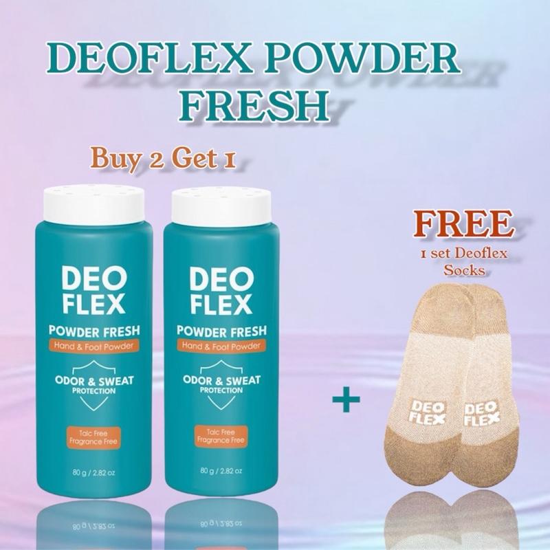 Buy2 Get1 Deoflex Powder Fresh Hand and Foot Powder for Odor - TikTok ...