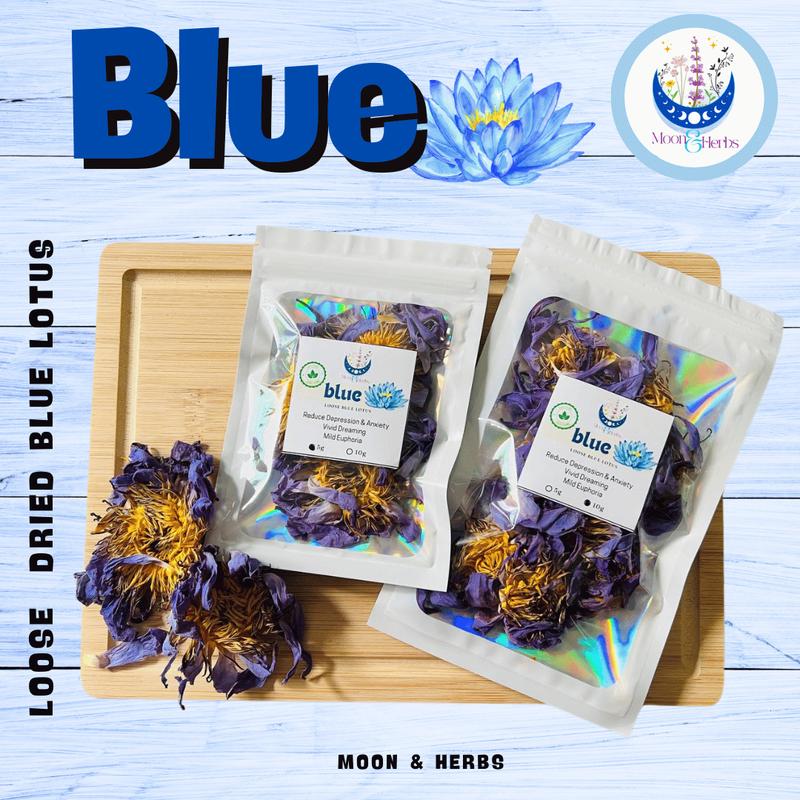 Moon & Herbs - Loose Dried Blue Lotus Flowers for Better Sleep - TikTok ...