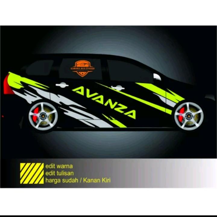 stiker mobil avanza stiker cutting Toyota Avanza universal - Shop ...