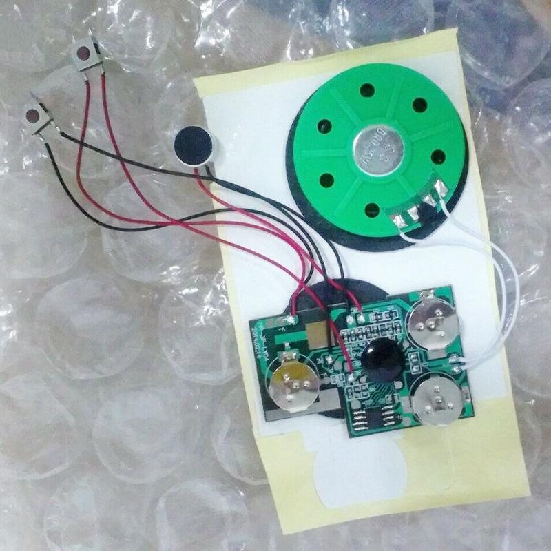 10PCS / Lot, 120 Seconds Recordable Module Push Button Activated Easy ...