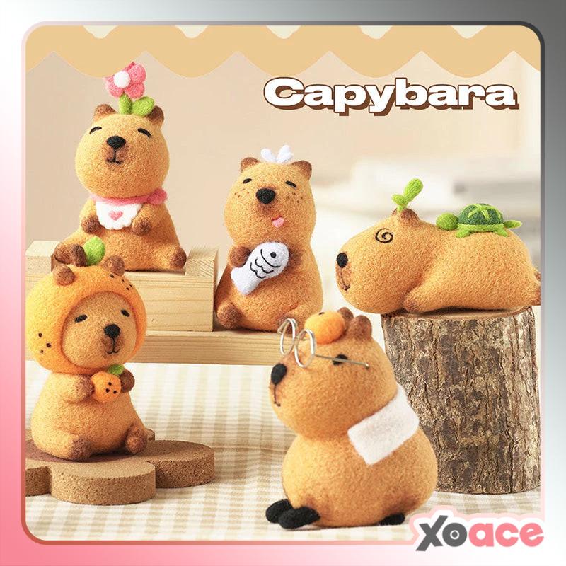 DIY Kit Animal Felt Wool Needle Poke Kerajinan Boneka Capybara - Shop ...