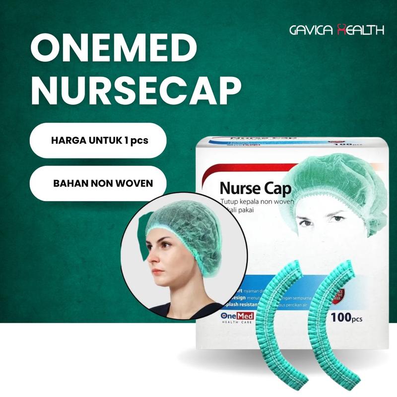 Onemed Nurse Cap / Hair Cap / Pelindung Kepala - Hijau - Shop | Tokopedia