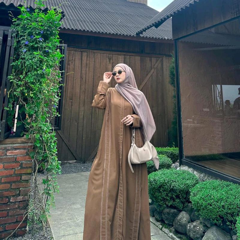 Abaya kayla barbara silk mewah by assolabiyah - Shop | Tokopedia