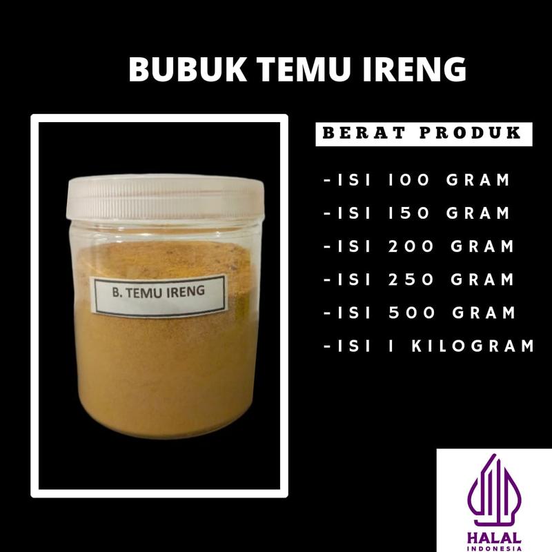 Bubuk temu ireng murni terbuat dari bahan-bahan pilihan Serbuk - Shop ...
